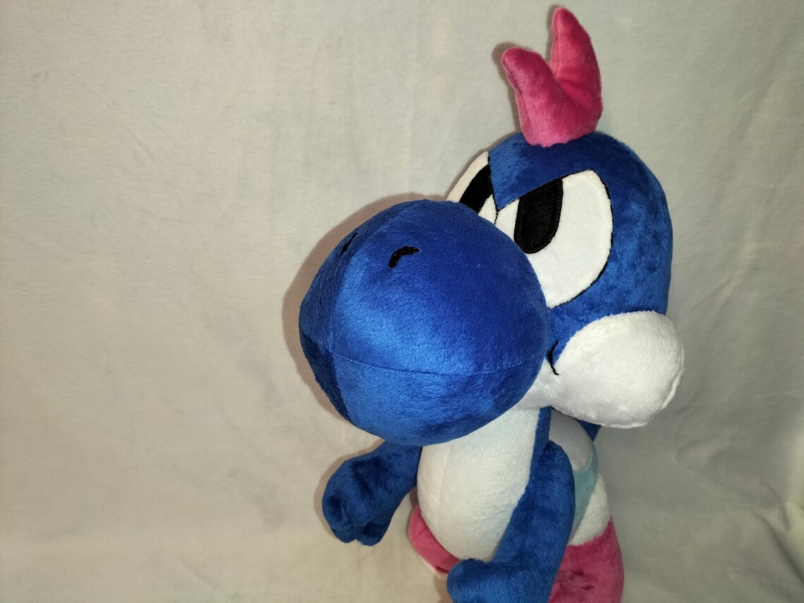 Custom Plush Toy Inspired by Yoshi From Paper Mario, 40cm handmade - Etsy