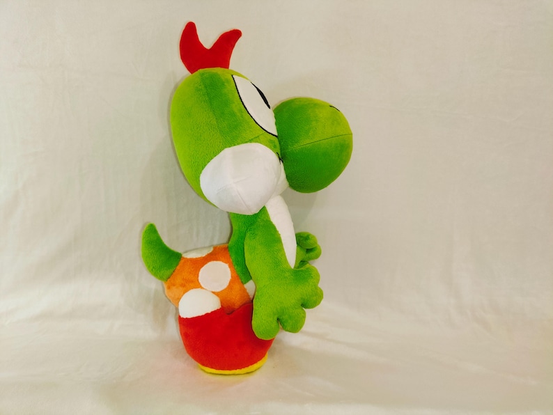 Custom Plush Toy Inspired by Yoshi Jr. From Paper Mario, 16.54 Inches ...