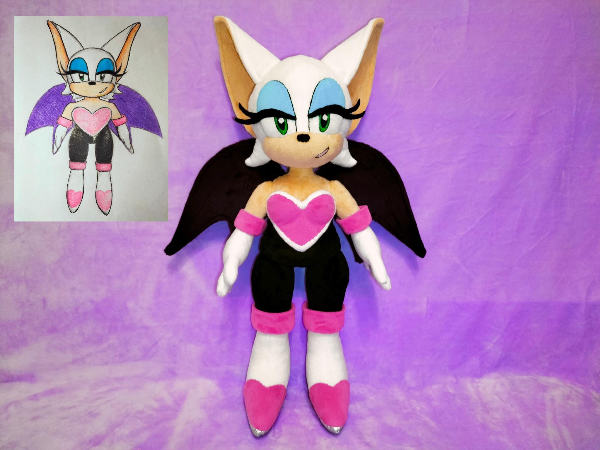 A Plush Toy Made to Order; Custom Plush Bat - Etsy