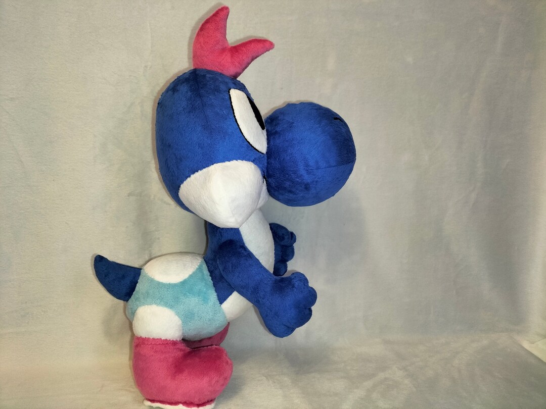 Custom Plush Toy Inspired by Yoshi From Paper Mario, 40cm handmade - Etsy