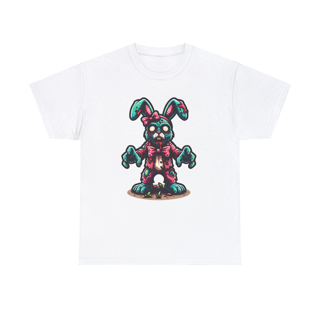 The Hopping Dead-- Zombie Easter Bunny, Undead Easter, Easter Shirt ...