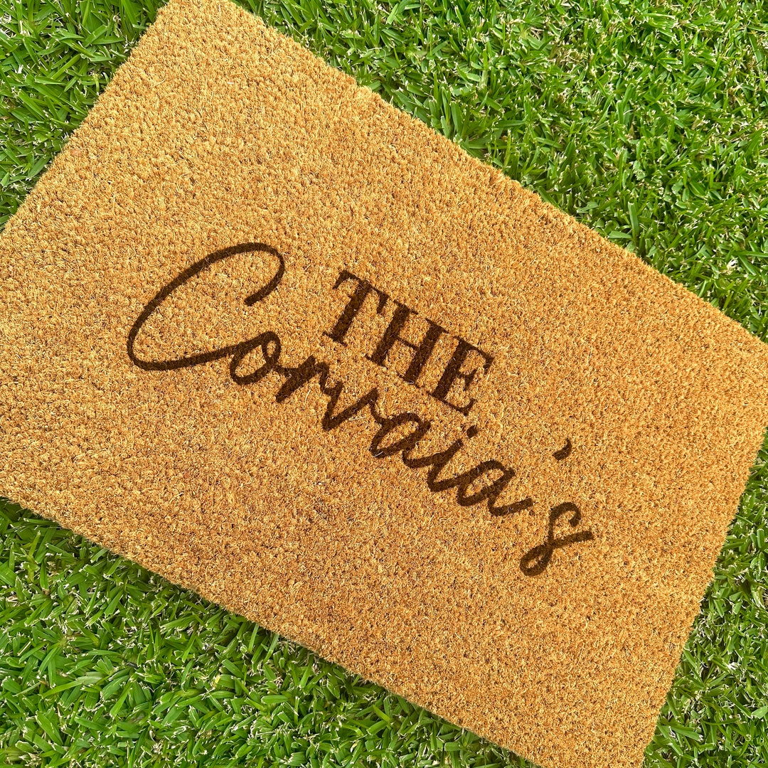 Personalised Doormat Custom Door Mat Customised Door Rug Housewarming ...