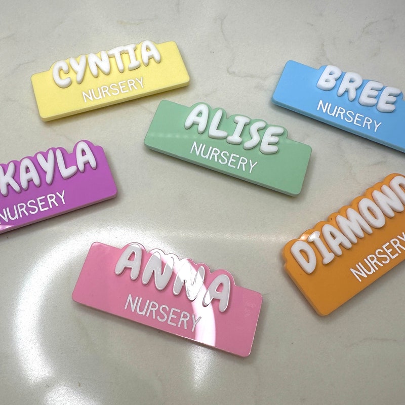 Nurse Name Tag - Etsy
