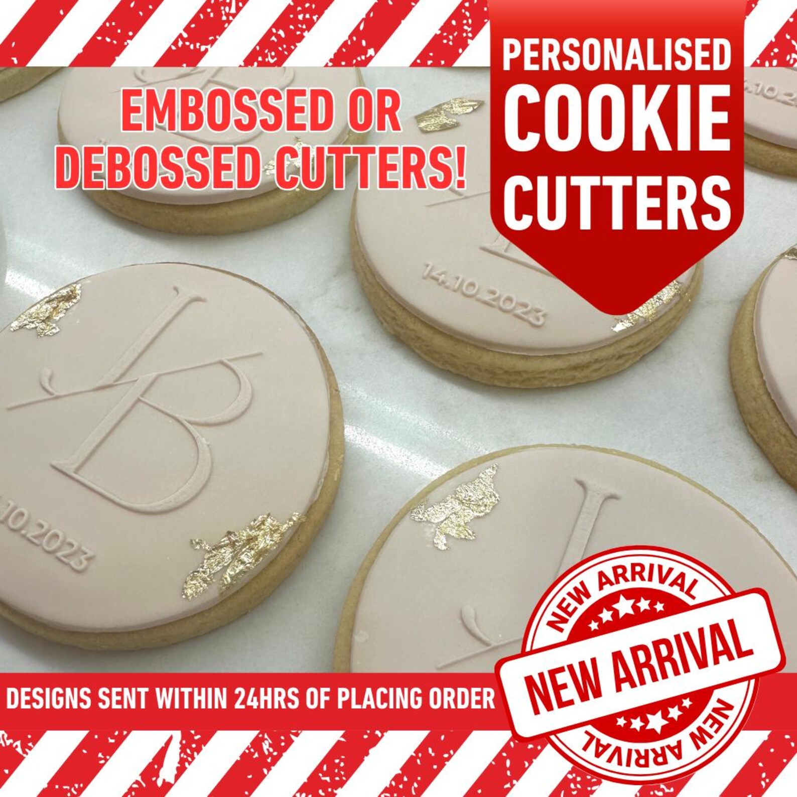 Custom Personalised Cookie Embosser Custom Personalised Cookie Debosser ...