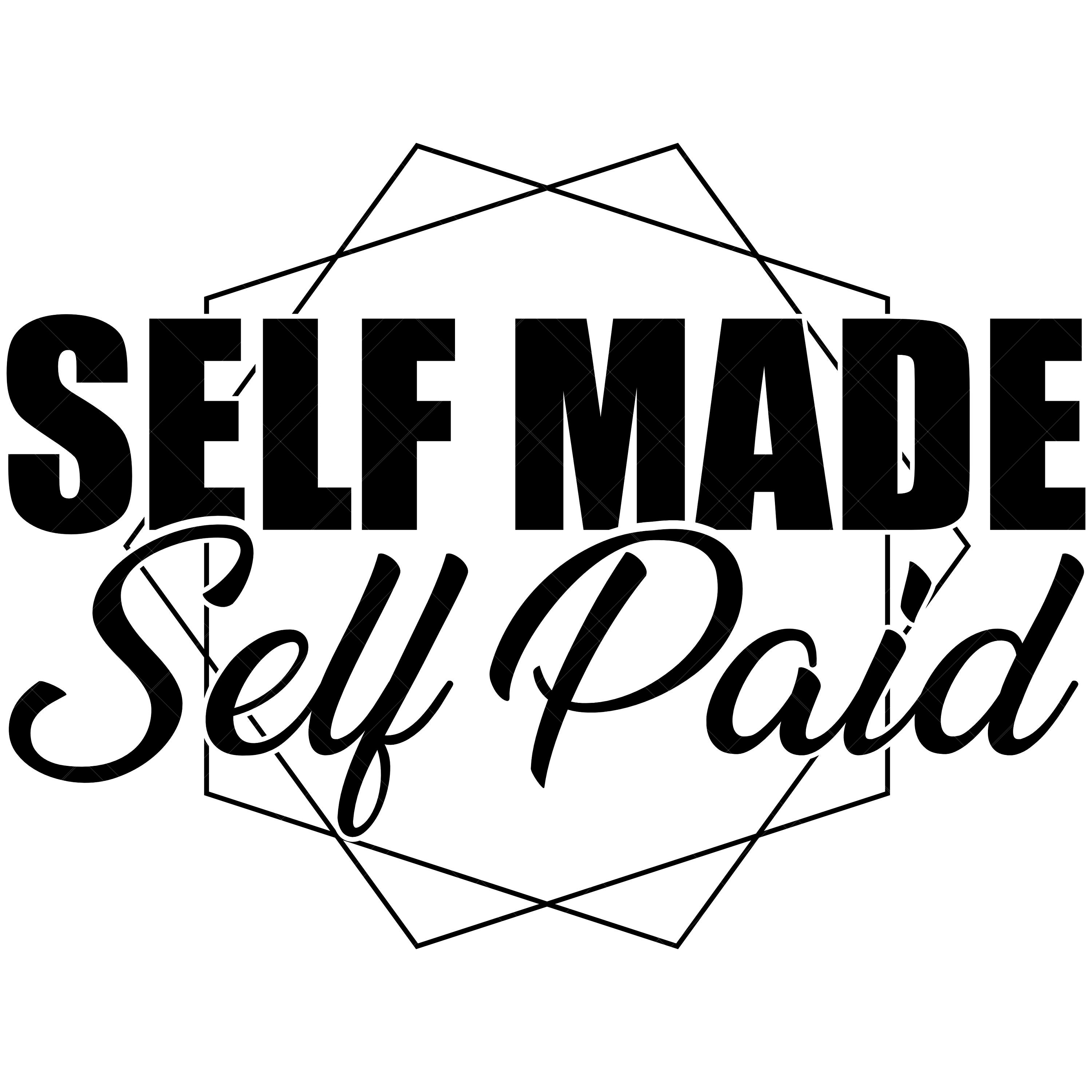 Self Made Self Paid Svg, Girl Boss Svg, Business Mama Svg, Entrepreneur ...
