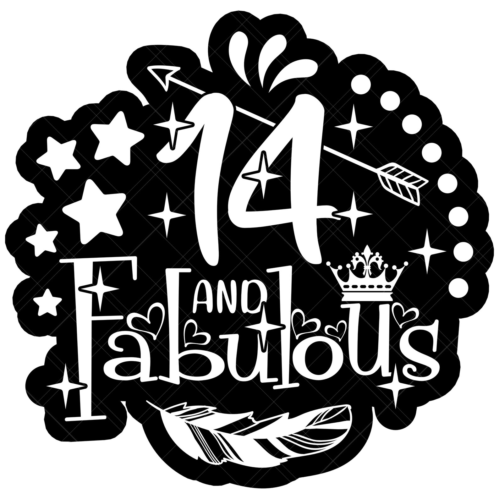 14 and Fabulous Svg, 14th Birthday Svg, 14th Birthday Shirt Svg ...