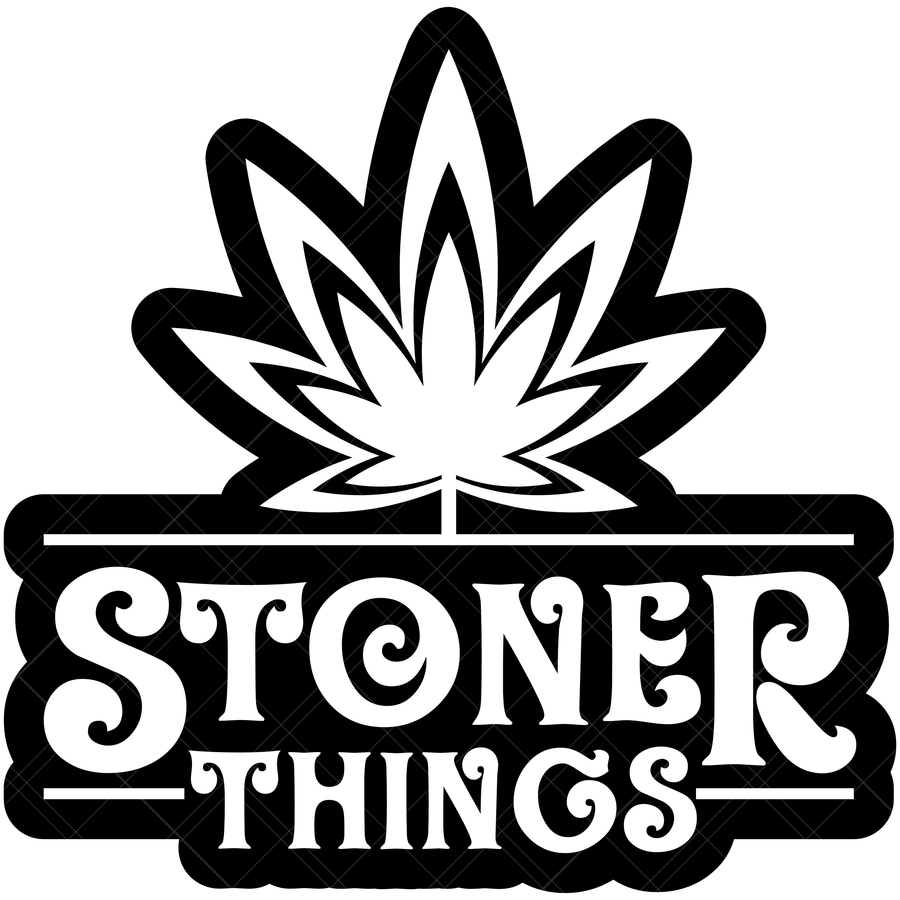 Stoner Things Svg, Marijuana Svg, Weed Svg, Stoner Girl Svg, Weed Leaf ...