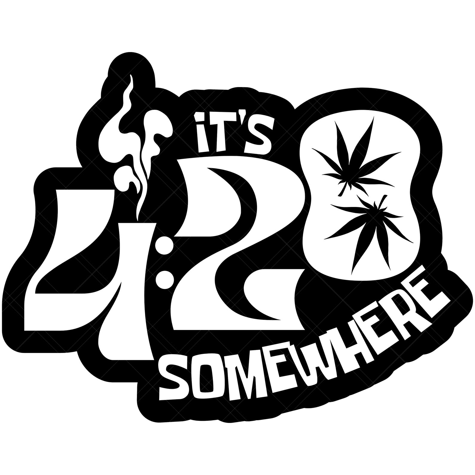 It's 4:20 Somewhere Svg, Marijuana Svg, Weed Svg, Stoner Girl Svg, Weed ...
