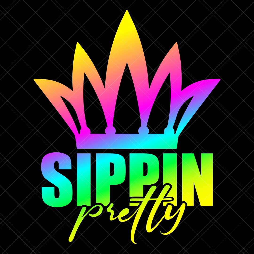 Sippin' Pretty Svg, Vodka Svg, Drink Svg, Drunk Svg, Alcohol Svg ...