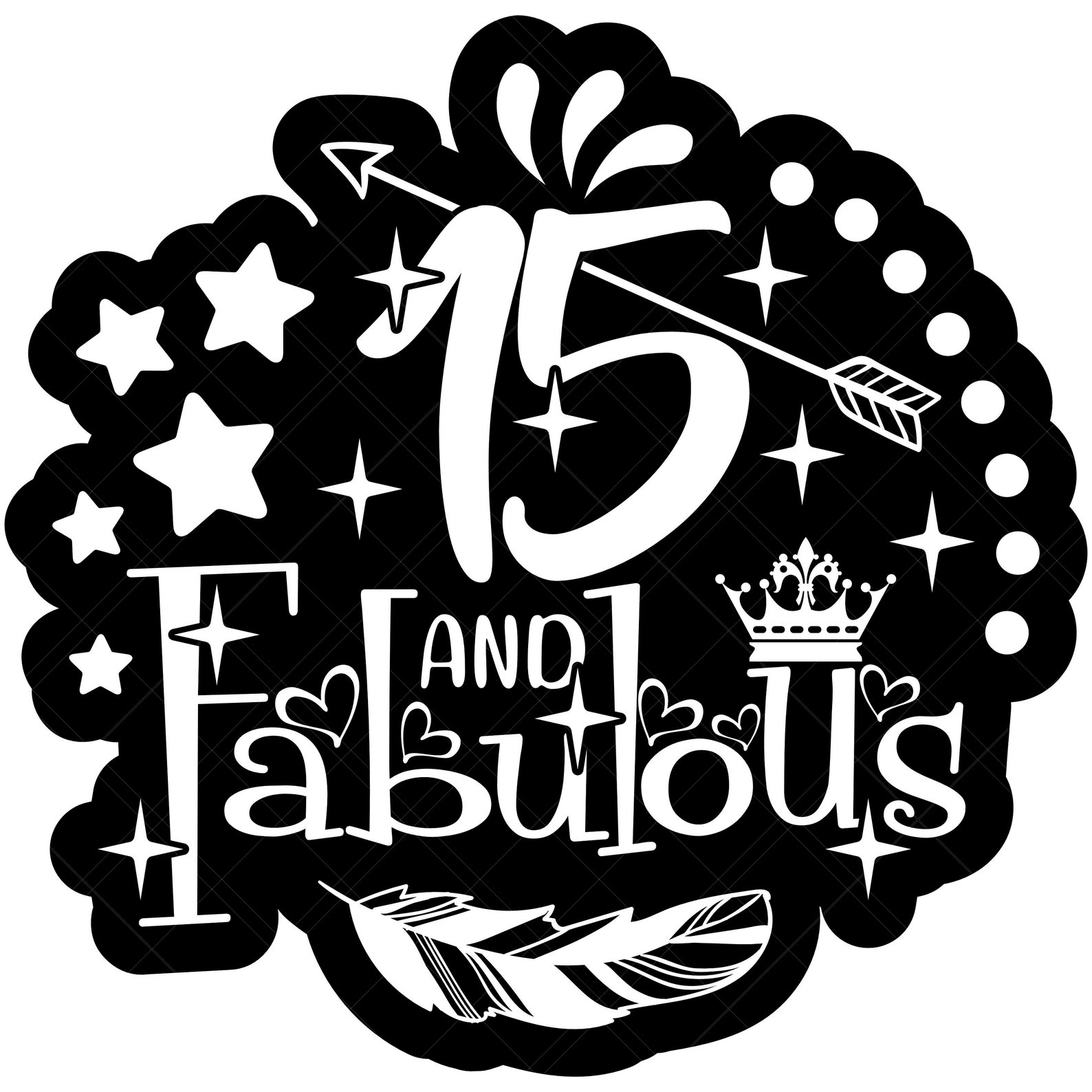 15 and Fabulous Svg, 15th Birthday Svg, 15th Birthday Shirt Svg ...