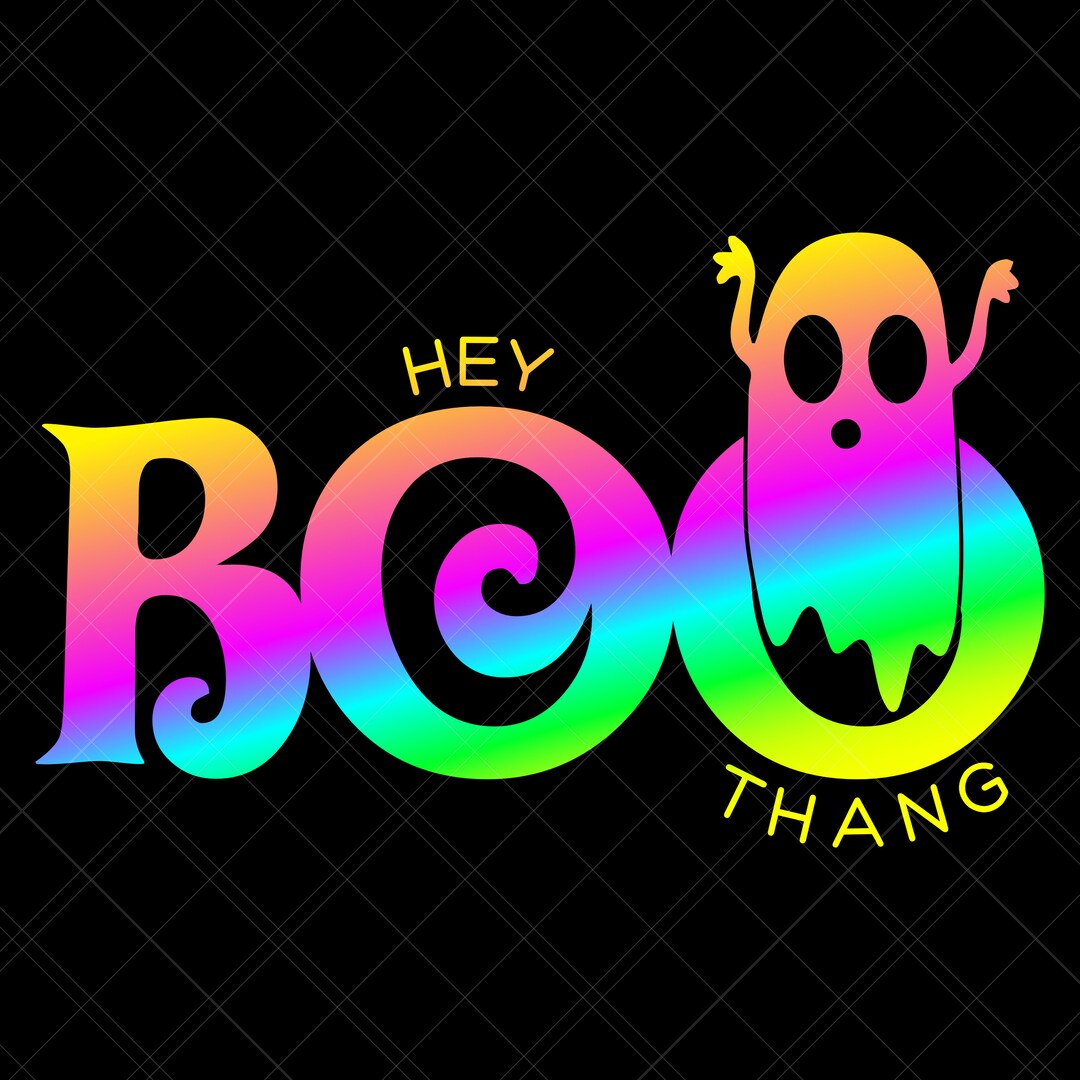 Hey Boo Thang Svg, Ghost Svg, Best Friend Svg, Fall Svg, Autumn Svg ...