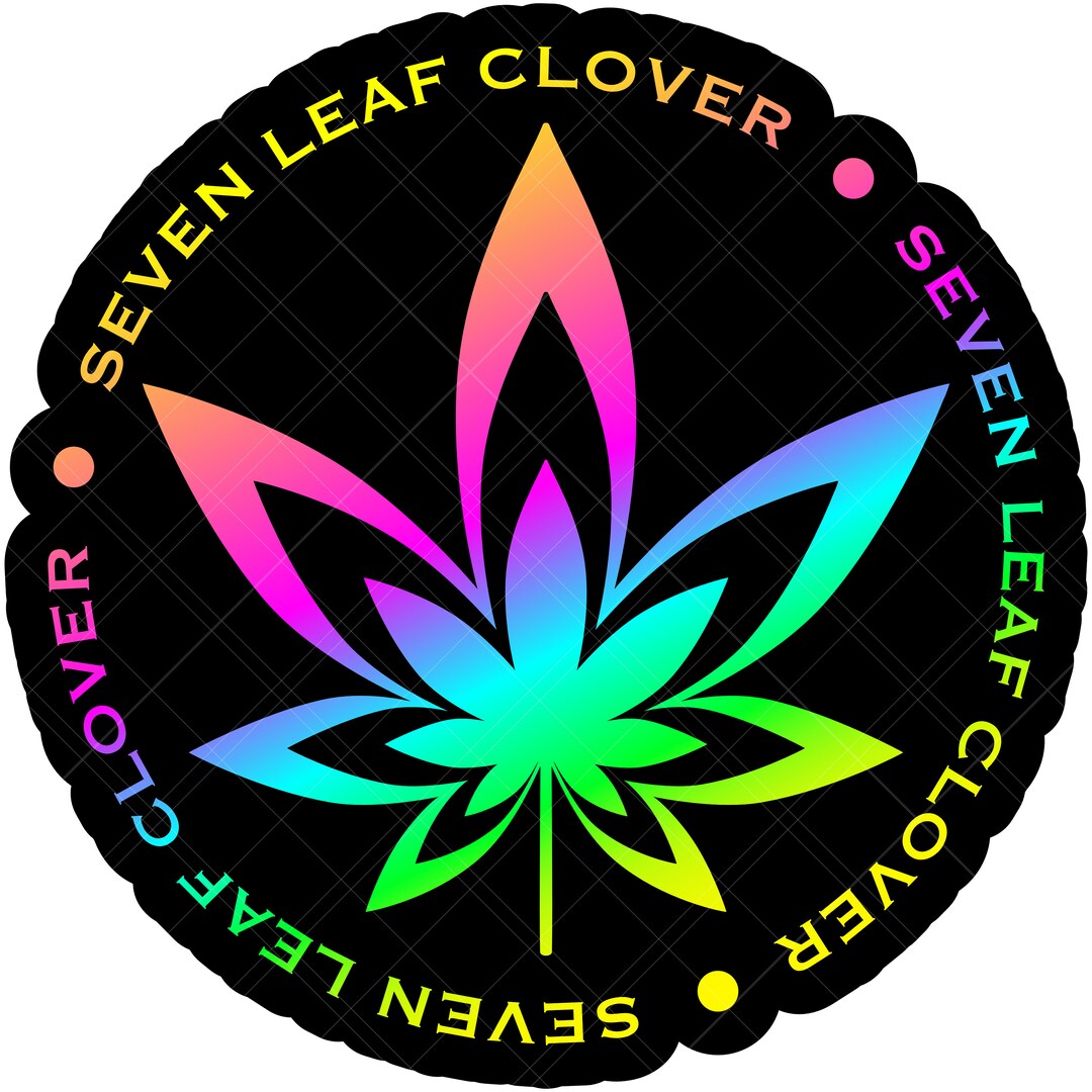 Seven Leaf Clover Svg, Marijuana Svg, Weed Svg, Stoner Girl Svg, Weed ...
