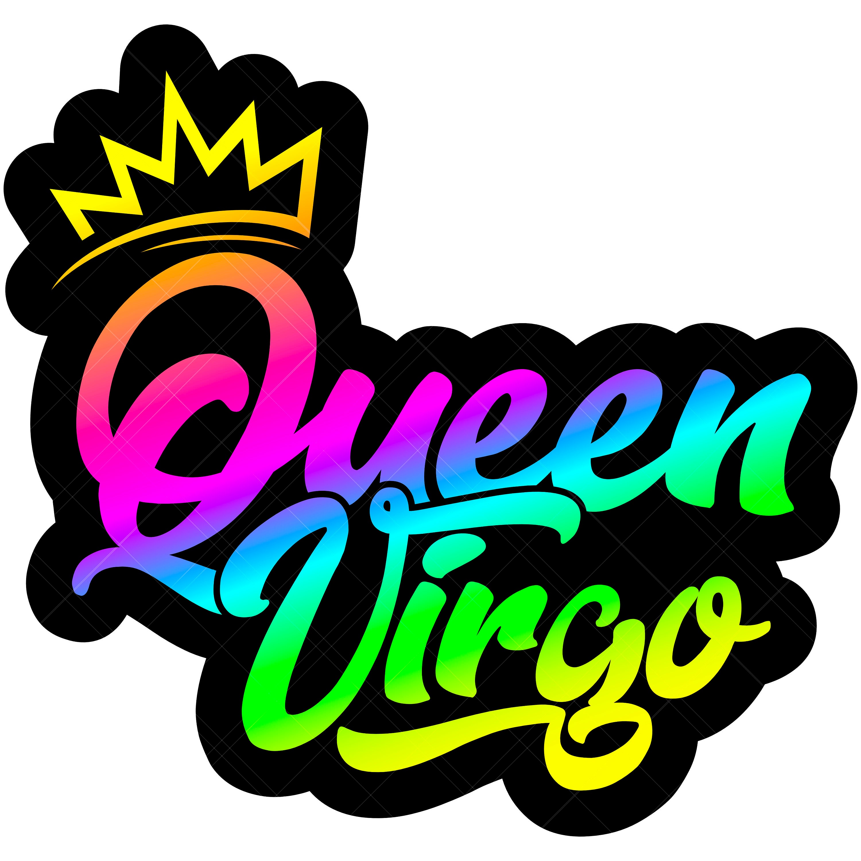 Queen Virgo Svg, Zodiac Svg, Star Sign Svg, August Svg, September Svg ...