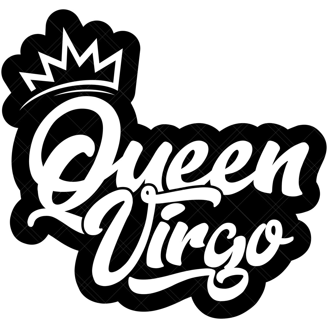 Queen Virgo Svg, Zodiac Svg, Star Sign Svg, August Svg, September Svg ...