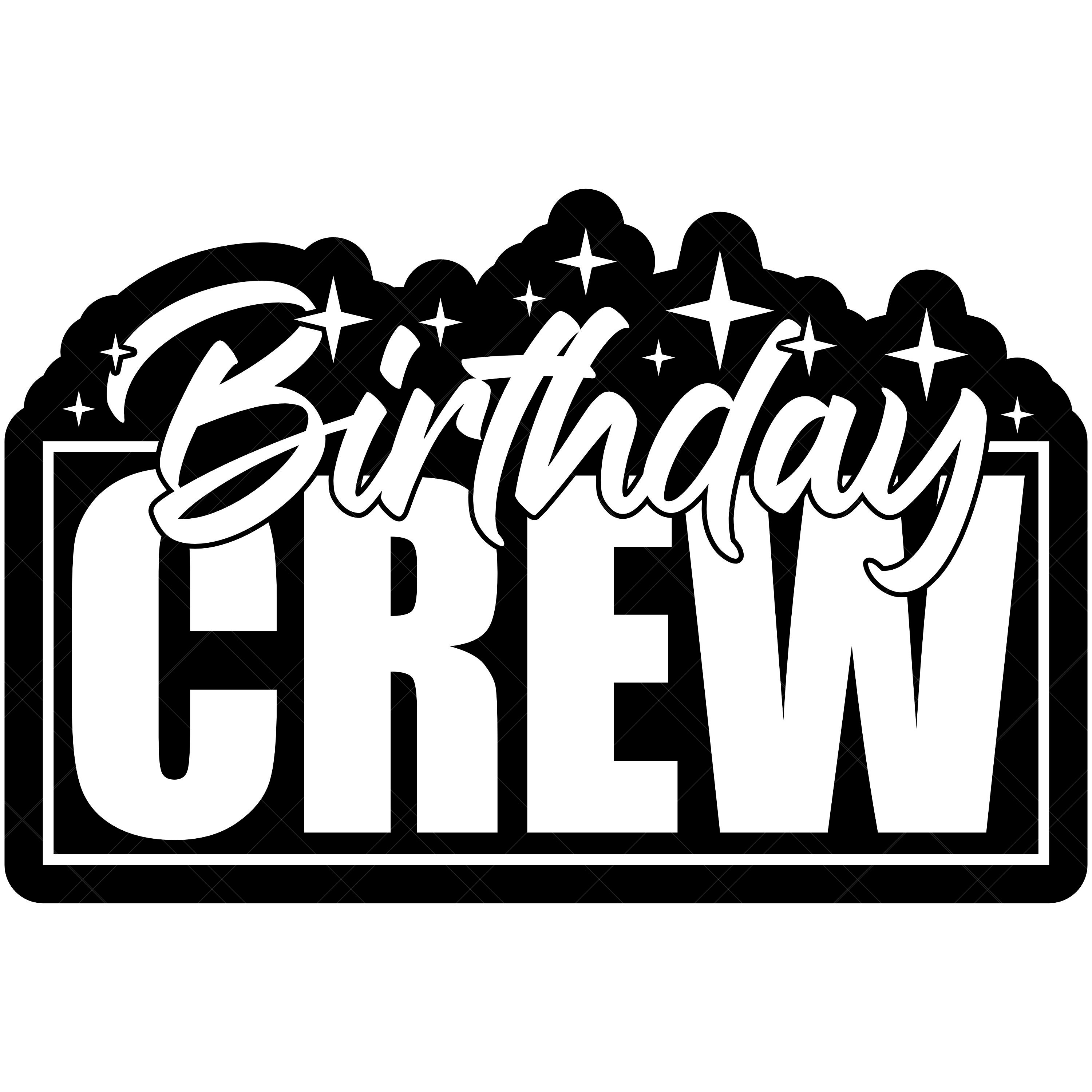 Birthday Crew Svg, Birthday Svg, Birthday Shirt Svg, Birthday Girl Svg ...