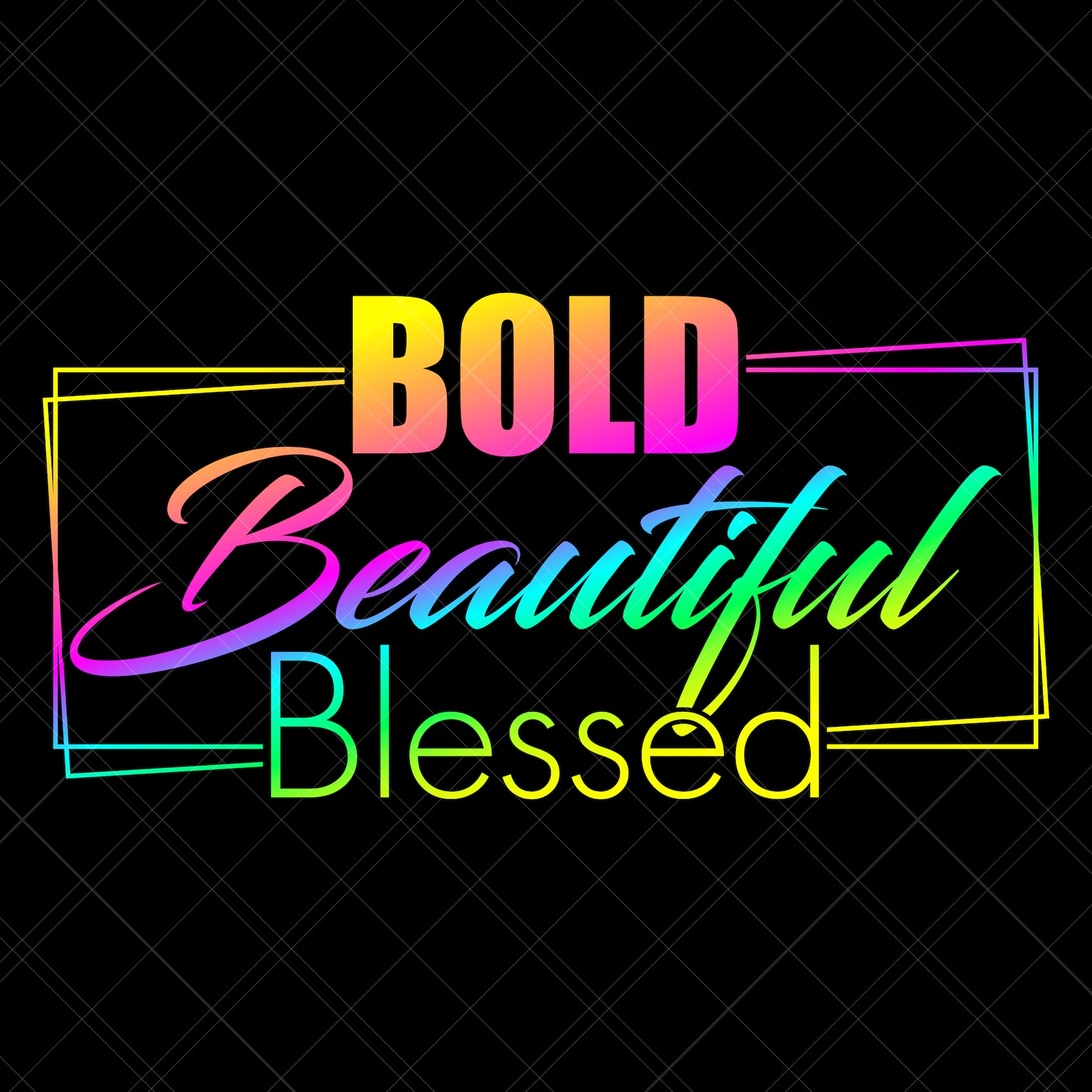 Bold Beautiful Blessed Svg, Bold Svg, Self Love Svg, Beautiful Svg ...