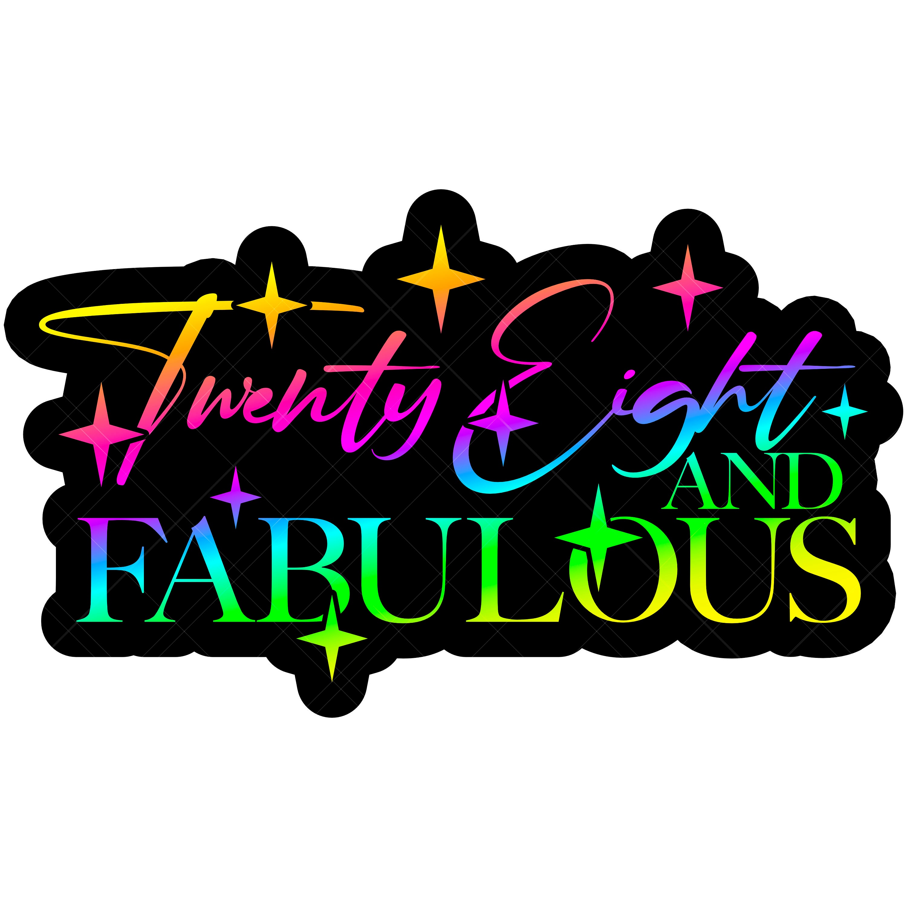 28 and Fabulous Svg, 28th Birthday Svg, 28th Birthday Shirt Svg ...