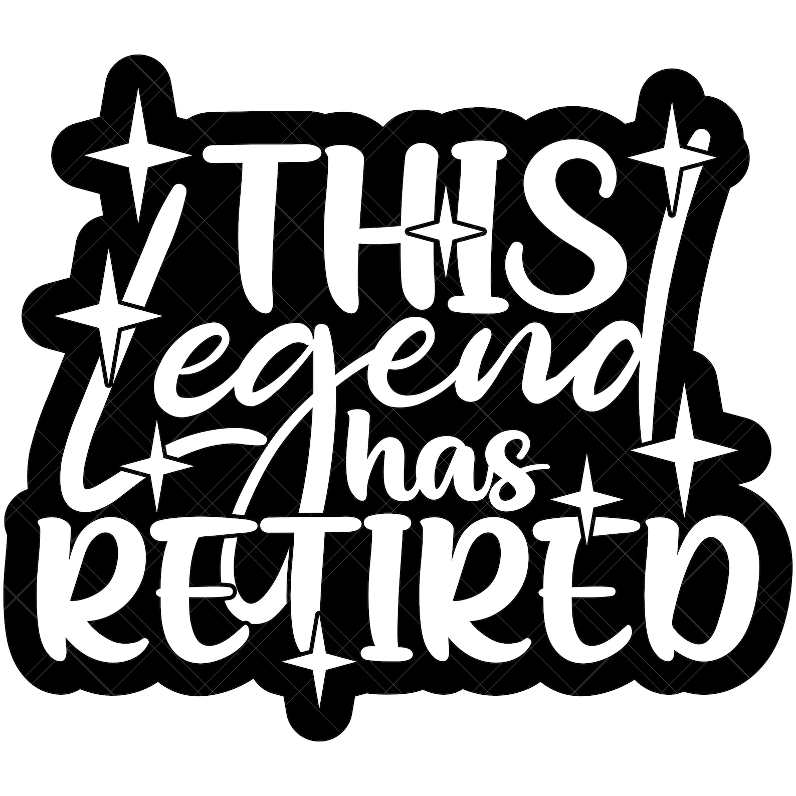 This Legend Has Retired Svg, Pension Svg, Senior Svg, Officially ...