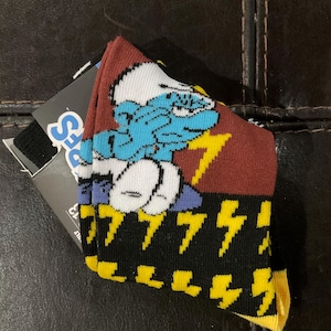 Smurf-tastic Style Whimsical Smurf-inspired Socks! - Etsy