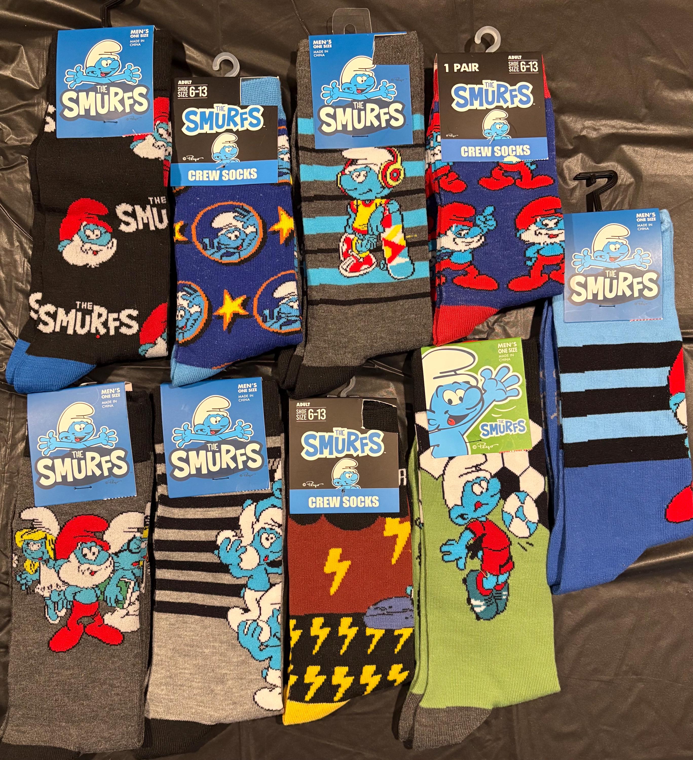 Smurf-tastic Style Whimsical Smurf-inspired Socks! - Etsy