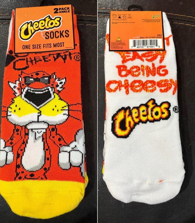 2-pack Fun Snack and Character Ankle Socks| Bold & Unique Designs - Etsy
