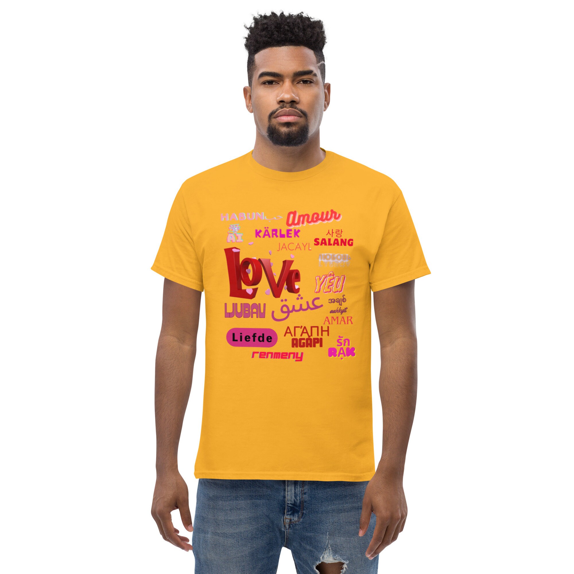 Love Around the World Unisex T-shirt, Love in Different Languages ...