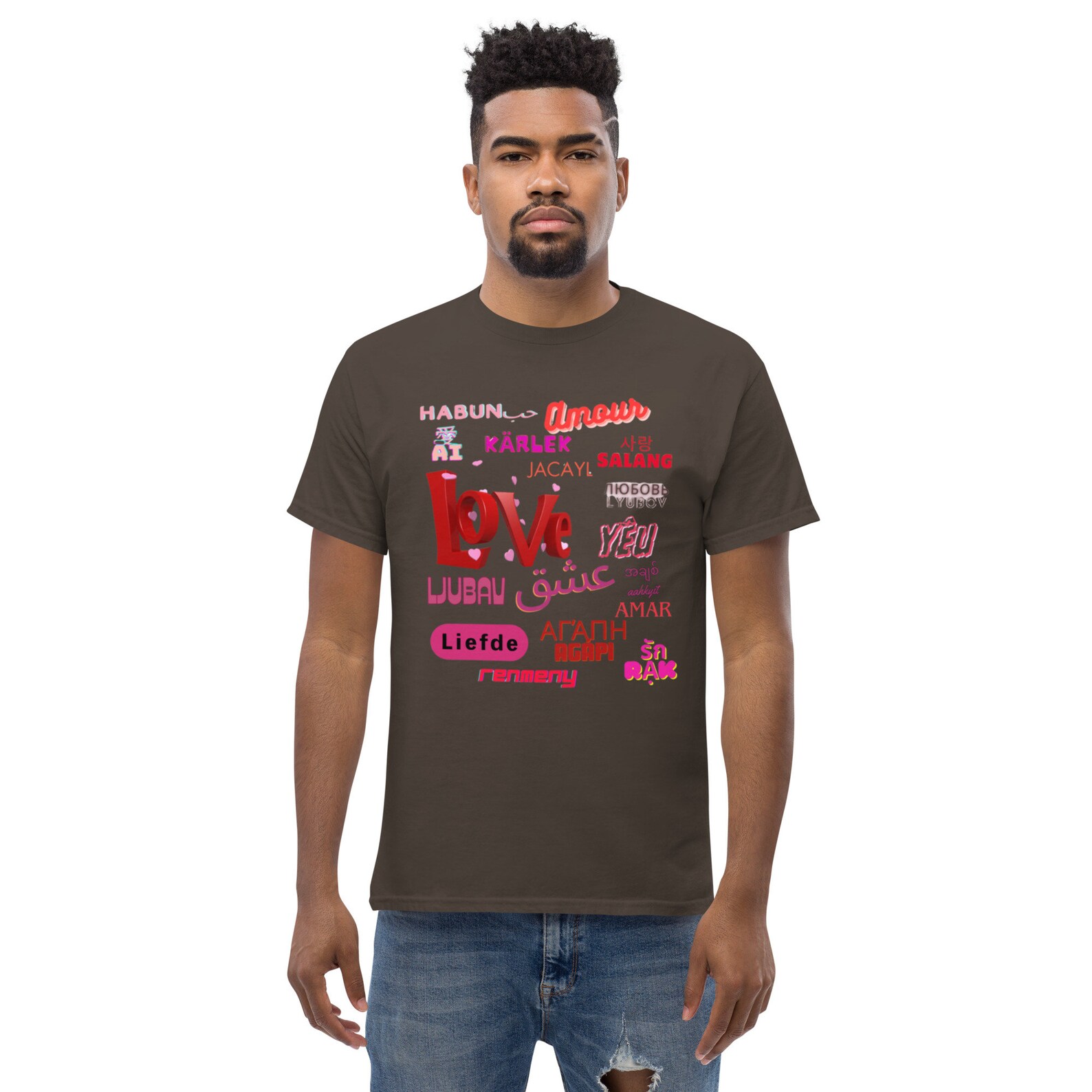 Love Around the World Unisex T-shirt, Love in Different Languages ...