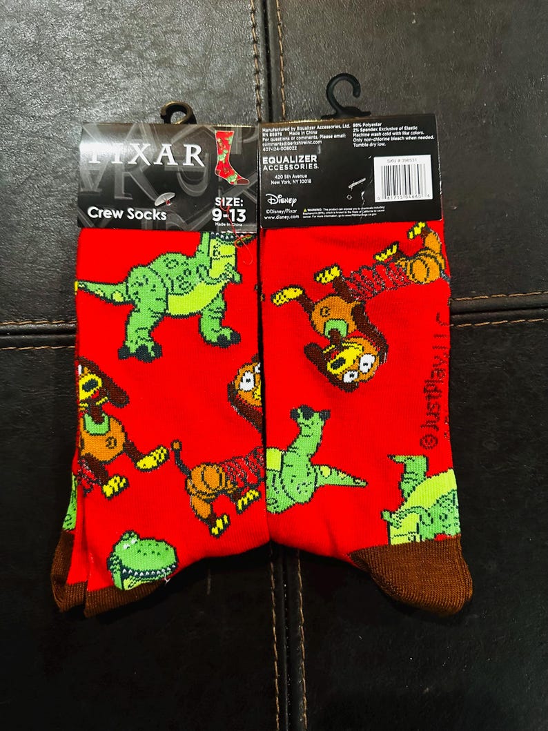 To Infinity and Beyond: Toy Story Character Socks - Etsy