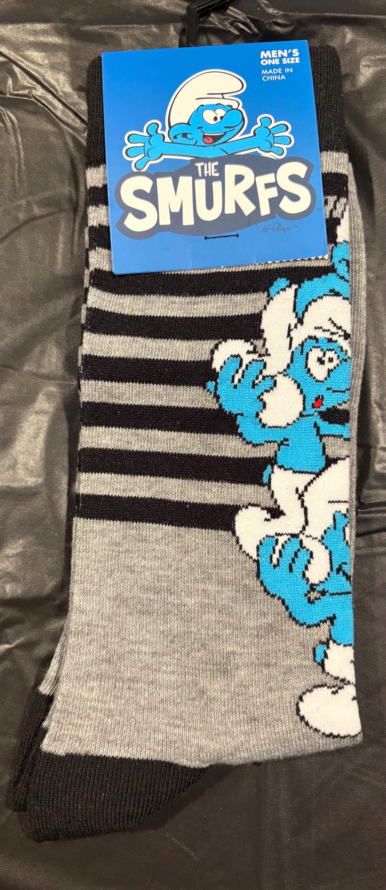 Smurf-tastic Style Whimsical Smurf-inspired Socks! - Etsy
