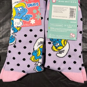 Smurfette Style Whimsical Smurf-inspired Socks! - Etsy