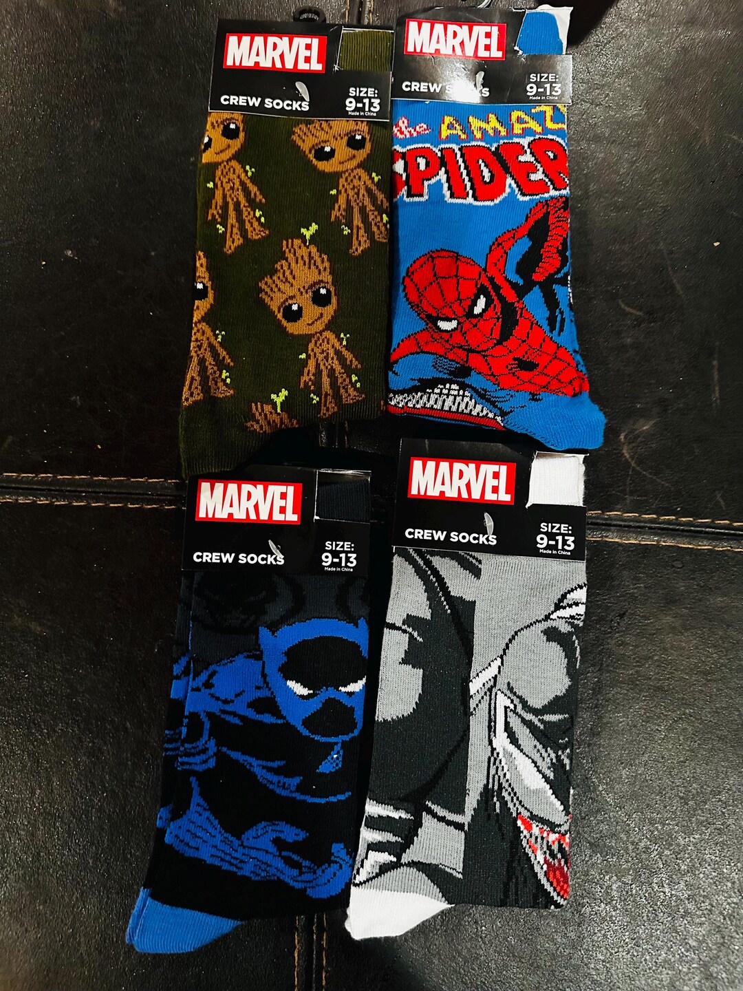 Heroic & Villainous Steps Marvel Icons Sock Collection - Etsy