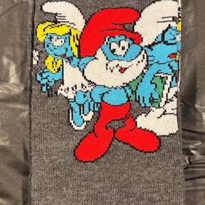 Smurf-tastic Style Whimsical Smurf-inspired Socks! - Etsy