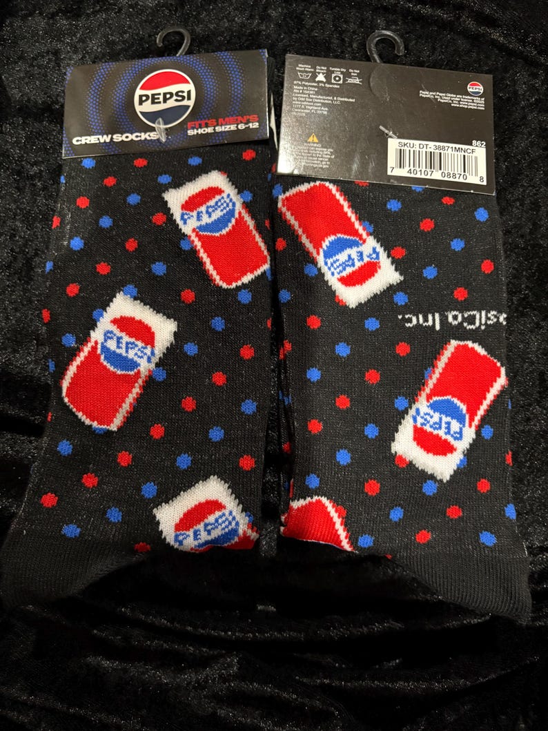 Pop of Style: Soda-inspired Socks for Fizzy Fun! - Etsy