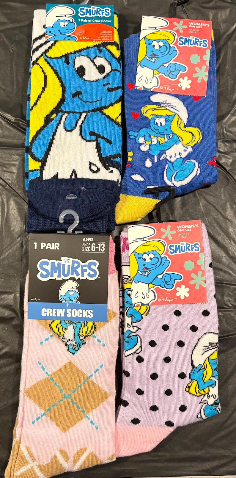 Smurfette Style Whimsical Smurf-inspired Socks! - Etsy