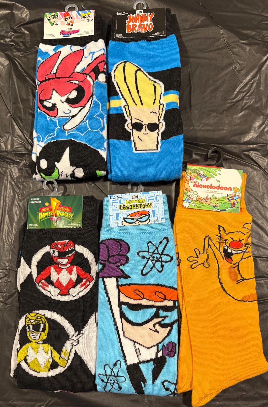 90s Cartoon Classics Sock Pack: Johnny Bravo, Dexter’s Laboratory and ...