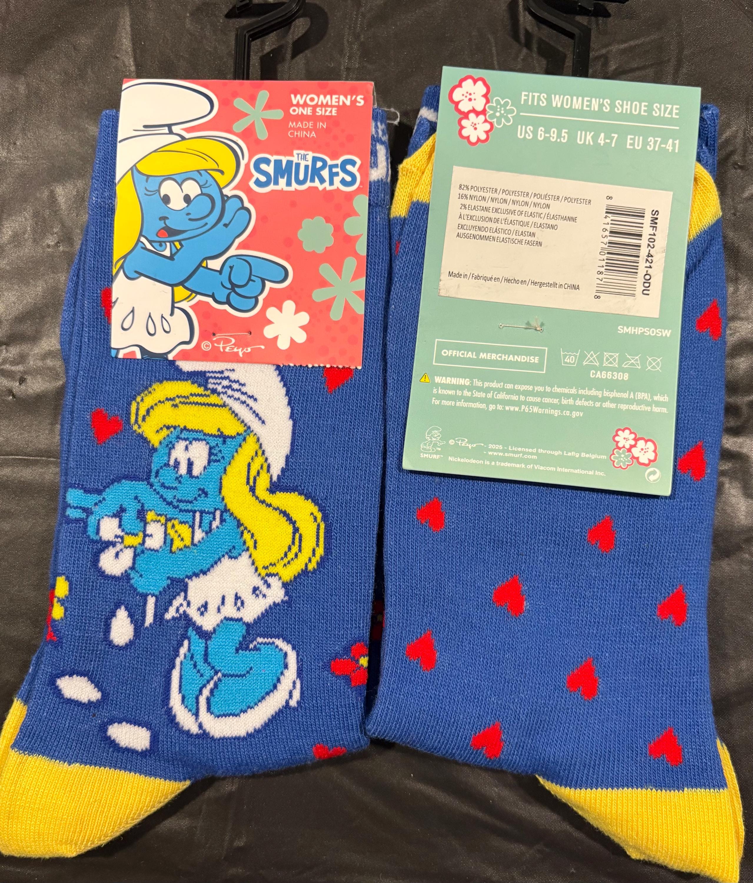 Smurfette Style Whimsical Smurf-inspired Socks! - Etsy