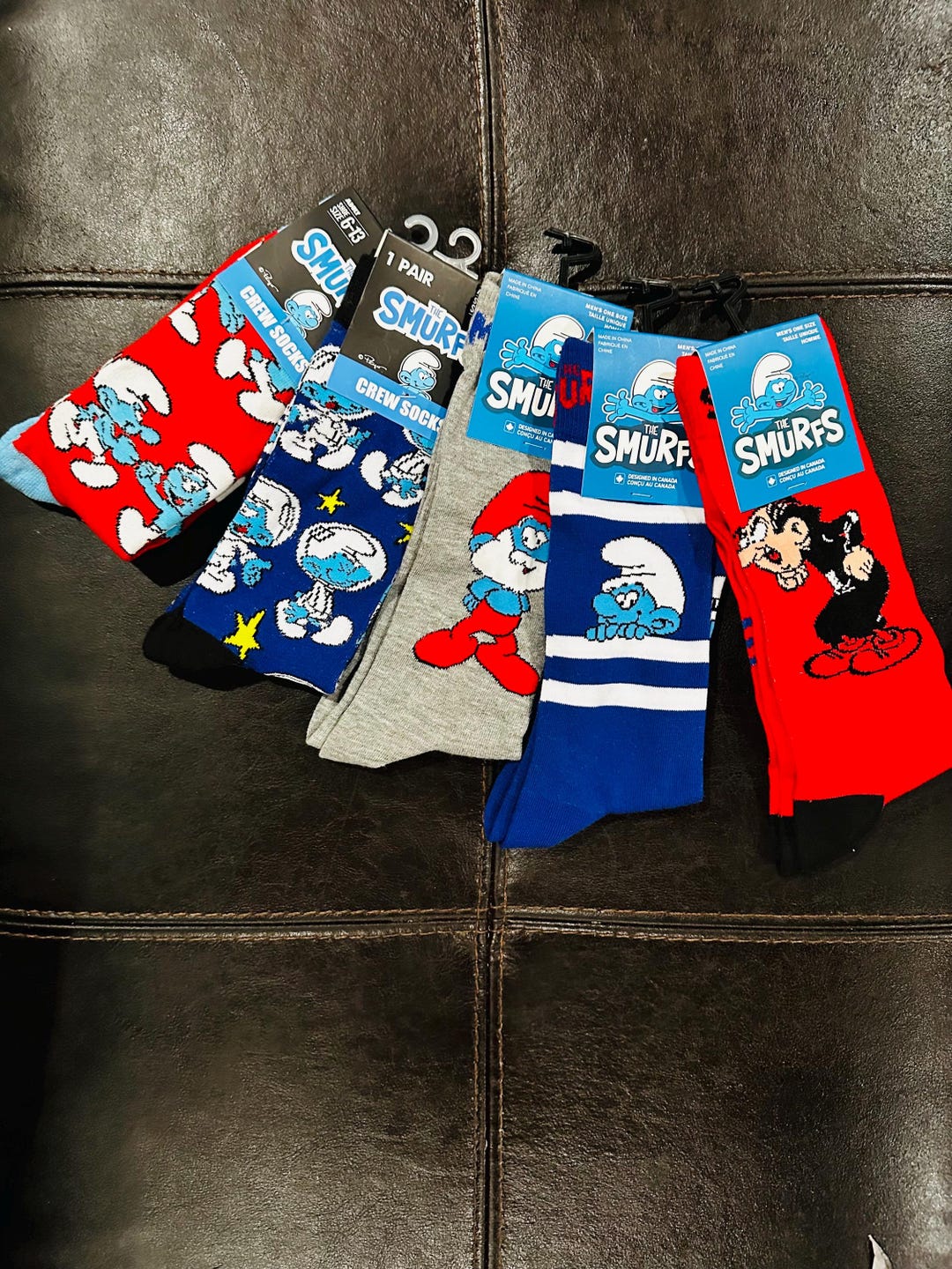 Smurf-tastic Style Whimsical Smurf-inspired Socks! - Etsy