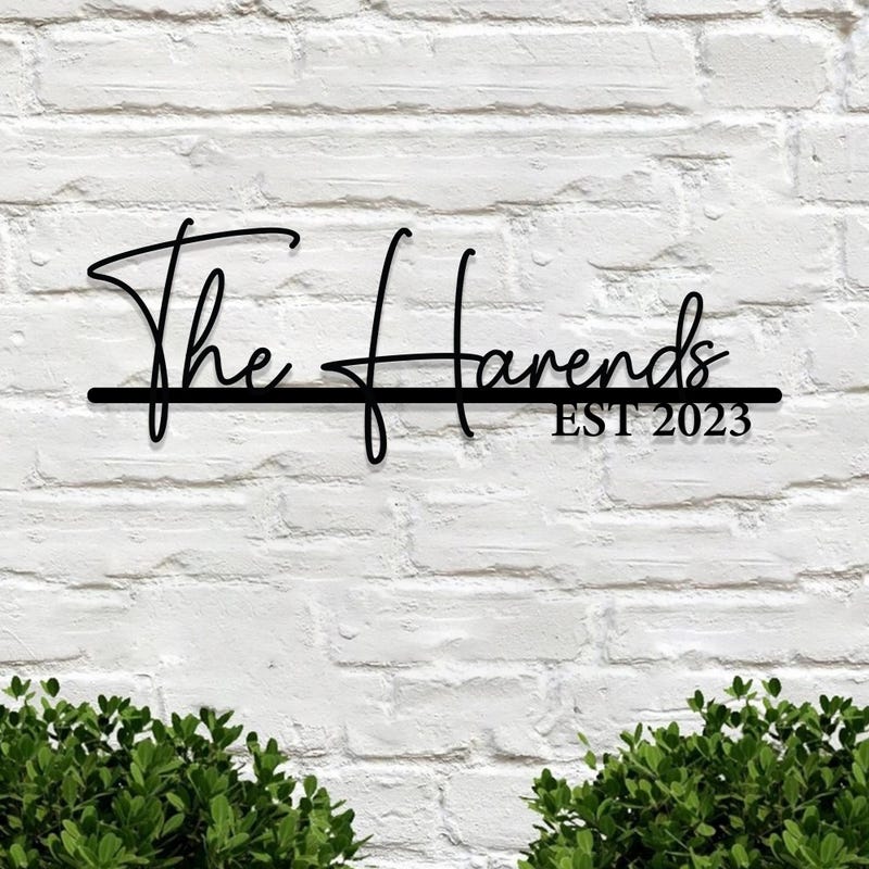 Custom Metal Sign - Etsy