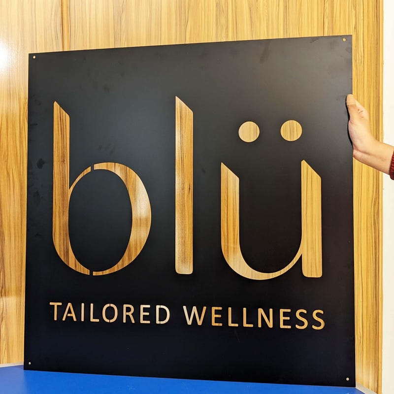 Metal Logo Sign - Etsy