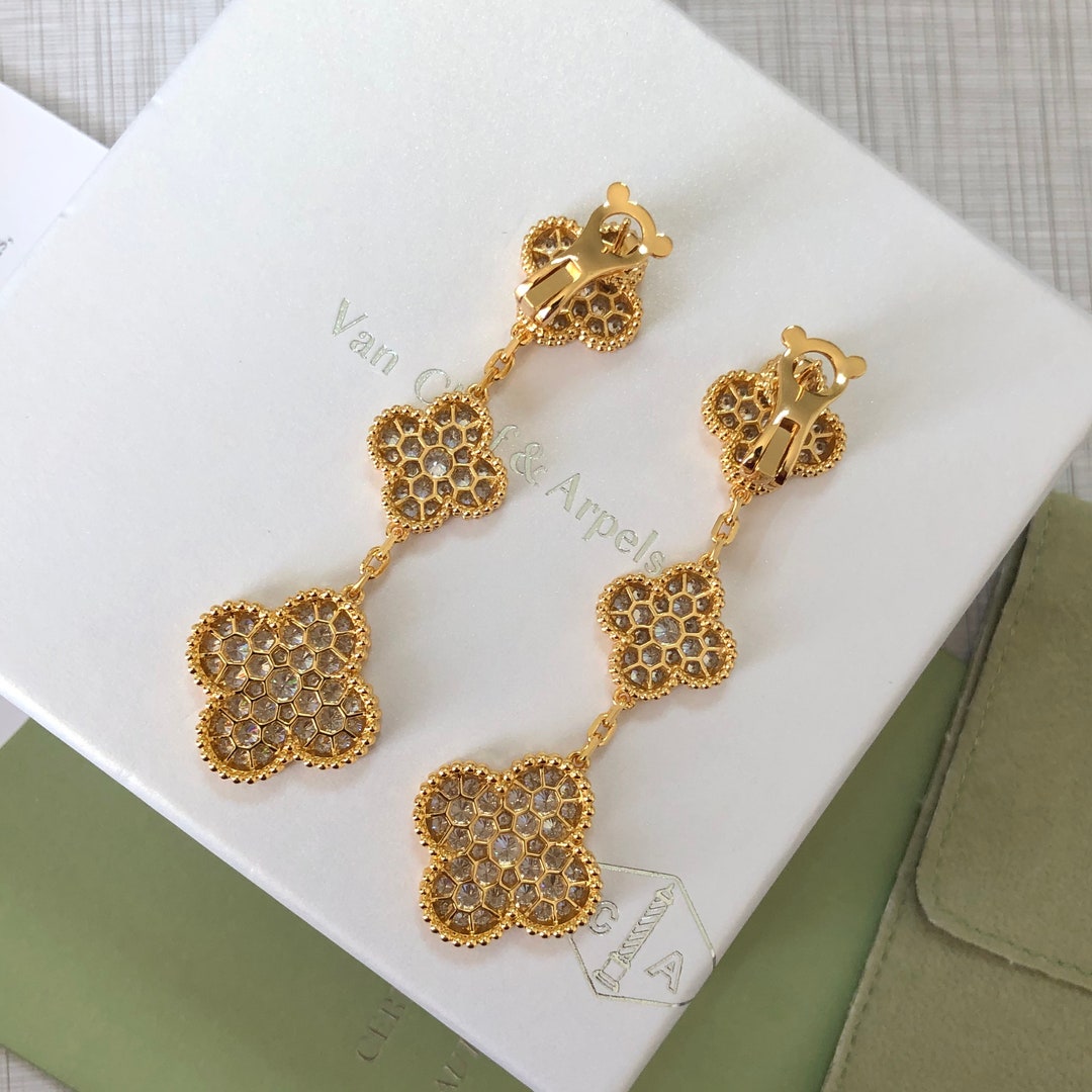 Van Cleef Dangling Earrings