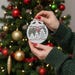 Delicate Lace Embroidered Christmas Ornament - Etsy