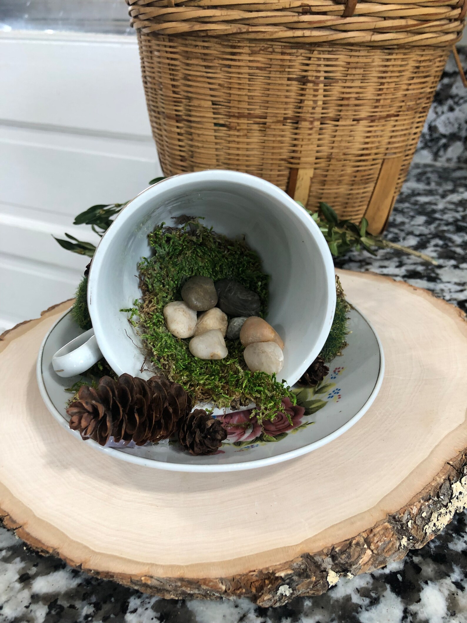 Porcelain Tea Cup Fairy House - Etsy