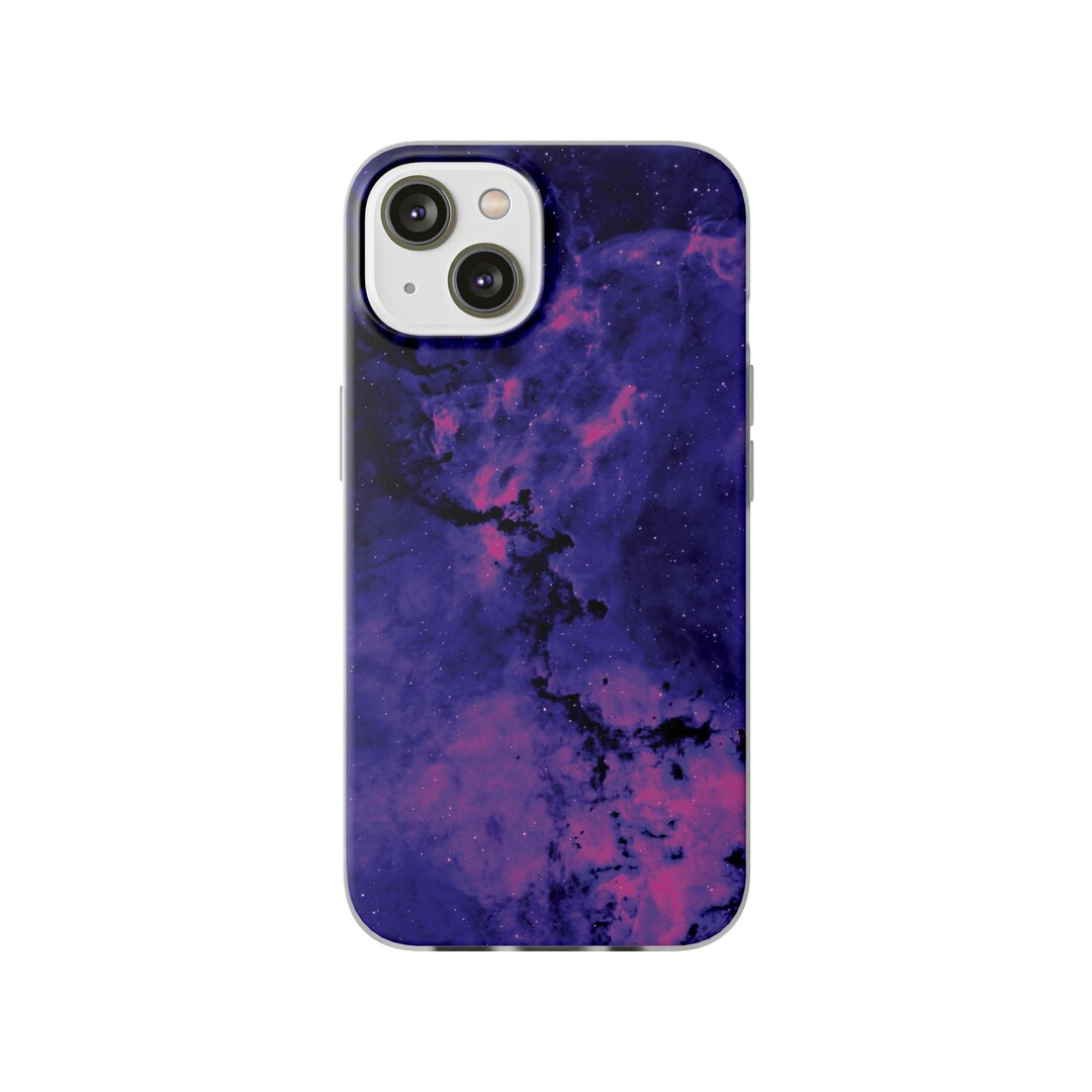Purple Space iPhone 14 Flexi Case - Etsy