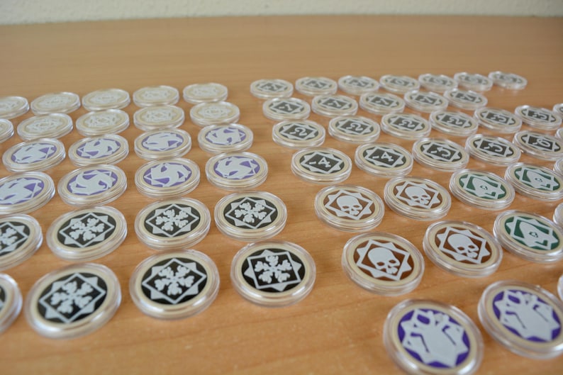 Arkham Horror LCG Chaos Tokens | 72 Deluxe Pieces | 3D Printed Upgrade ...