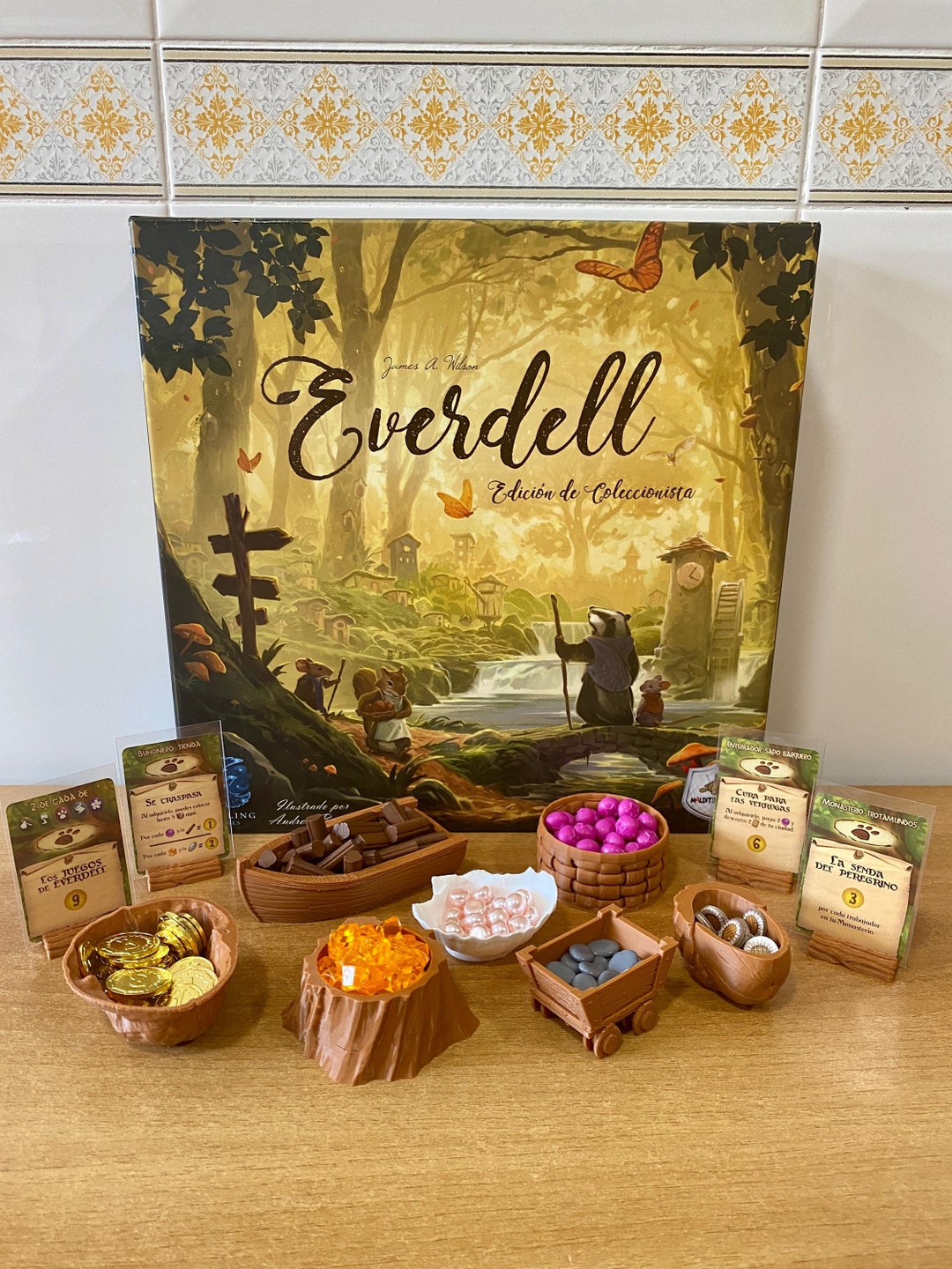 Everdell Deluxe Upgrade Kit x6 Capibara Meeple De Regalo / Everdell Holders and Resources ...