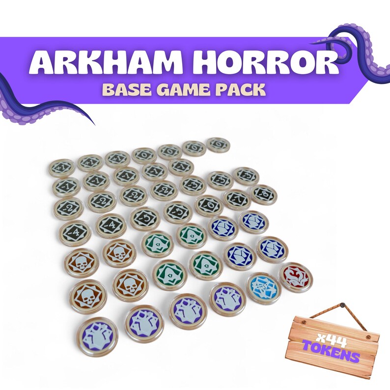 Arkham Horror LCG Chaos Tokens | 72 Deluxe Pieces | 3D Printed Upgrade ...