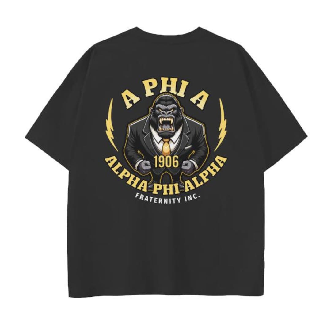 Ape Out - Alpha Phi Alpha 1906 Drop Shoulder T-shirt - 250 GSM - Etsy