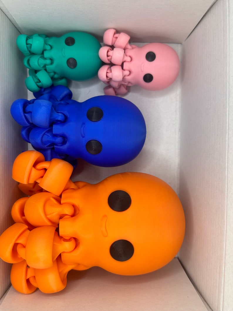 Cool 3D Printed Octopus Desk Toy for Kids Fidget Toy Gifts for Children ...