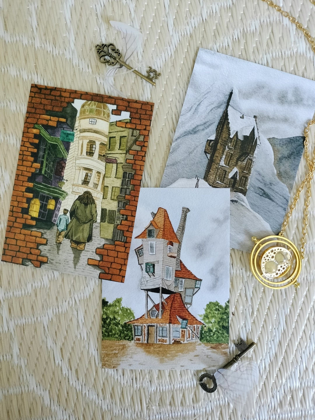 Magic Themed Postcards - Magical Locations - Wizard World - Etsy