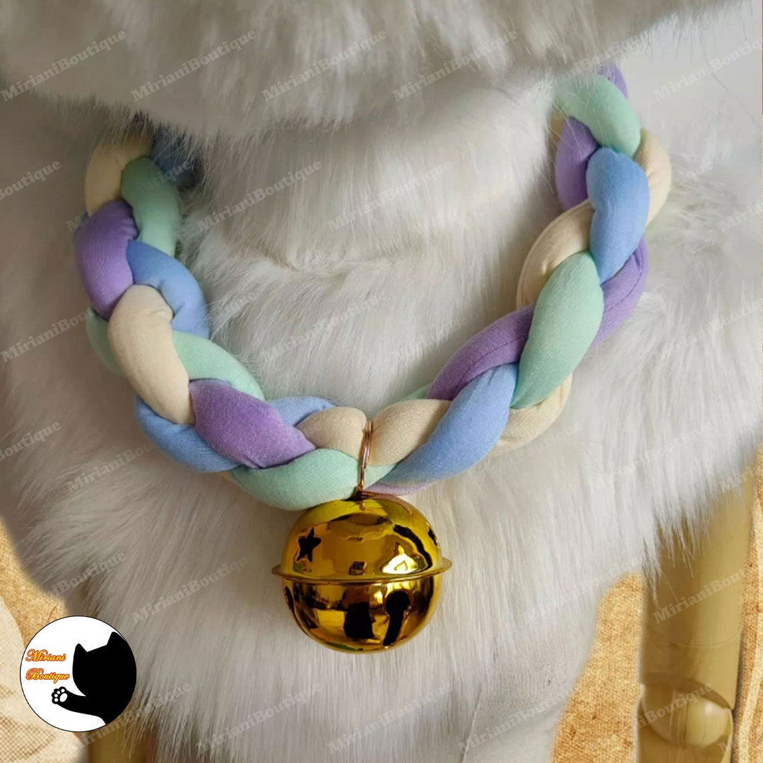 Fursuit Collar Bell, Fursuit Accessory, Furry Collar Cat Collar With ...